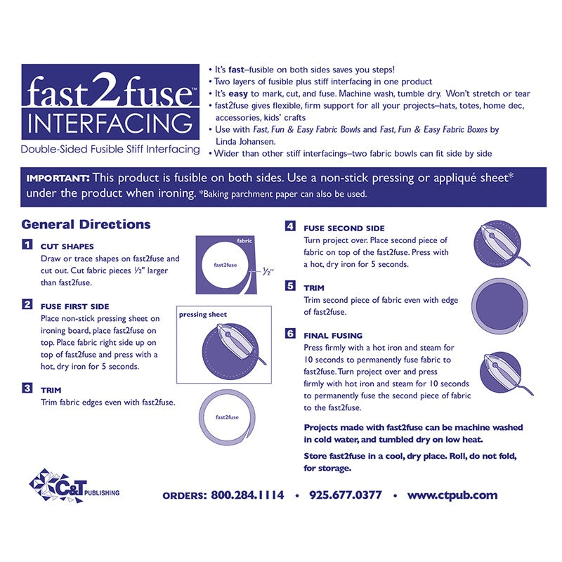 fast2fuse LIGHT 20" Interfacing