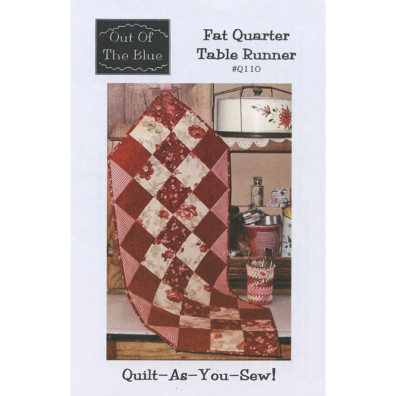 Fat Quarter Table Runner Pattern