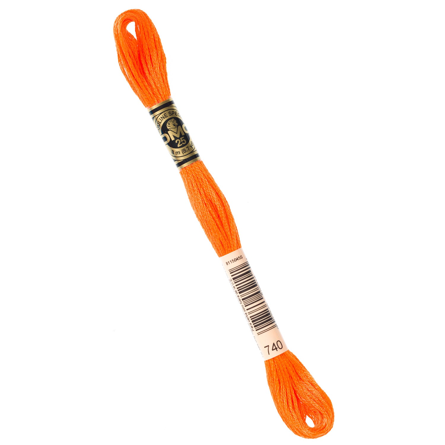 DMC Embroidery Floss - 740 Tangerine