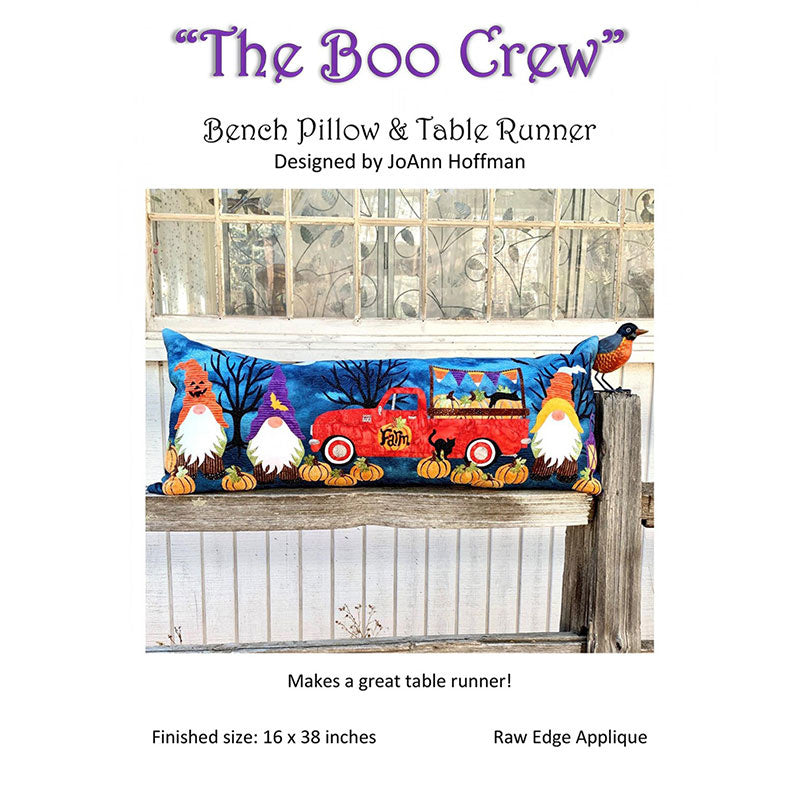 The Boo Crew Bench Pillow Pattern