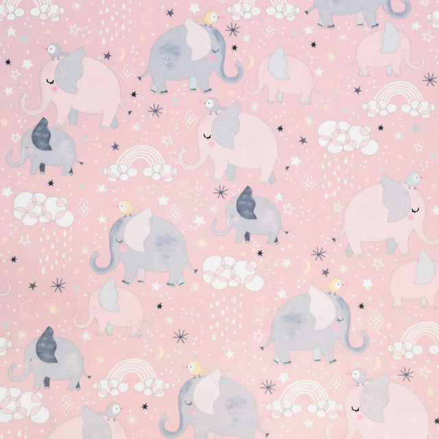 Cuddle® Prints - Mama and Me Rosewater Digitally Printed Minky Yardage