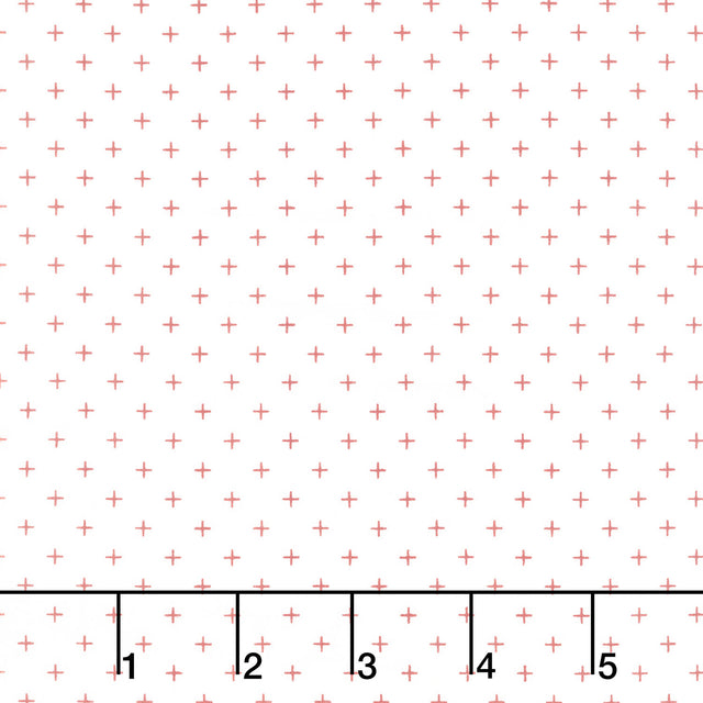 Heirloom Red - Criss Cross Cream Yardage