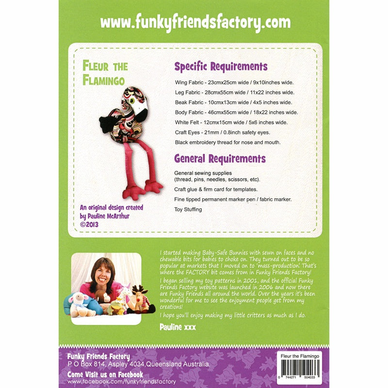 Fleur Flamingo Funky Friends Factory Pattern