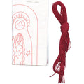 Folkart Nativity Redwork Embroidery Kit