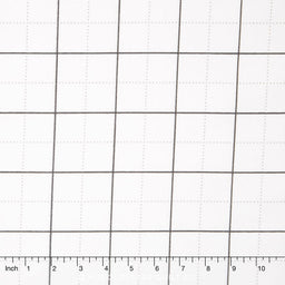 Framework Flannel - Grid Grey Yardage