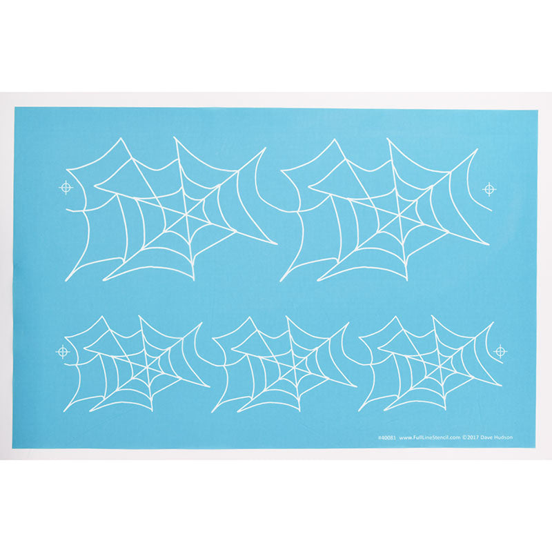 Full Line Stencil - Connected Webs