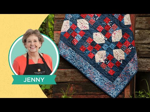 Star Sashed Nine-Patch Quilt Pattern by Missouri Star