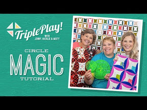 Circle Magic Flapjack Quilt Pattern by Missouri Star