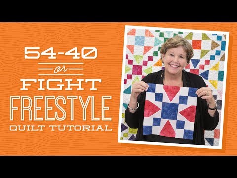 54-40 or Fight Freestyle Quilt Pattern by Missouri Star