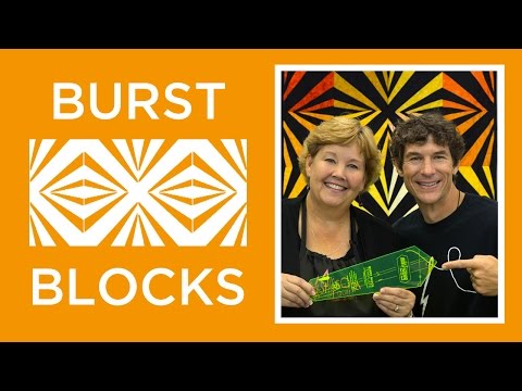 Burst Block Template for 10" Squares