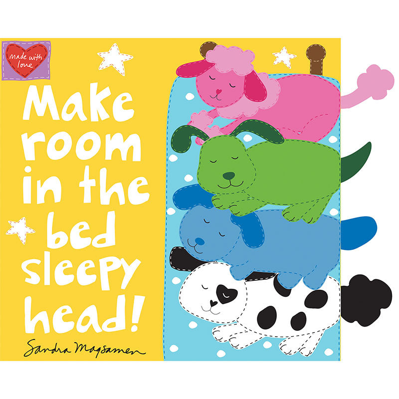 Huggable & Lovable Books - Make Room in the Bed Book Multi Panel