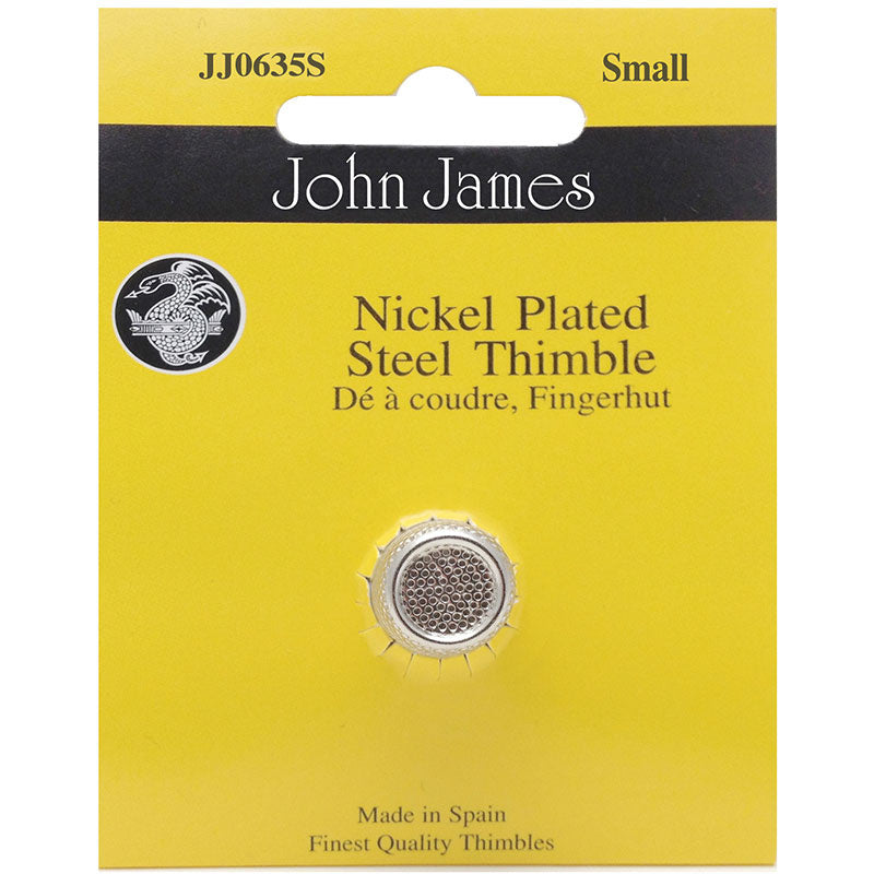 John James Quilter's Top Thimble - Size Small