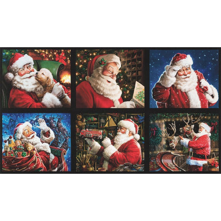 Jolly Saint Nick - Santa Holiday Digitally Printed Panel