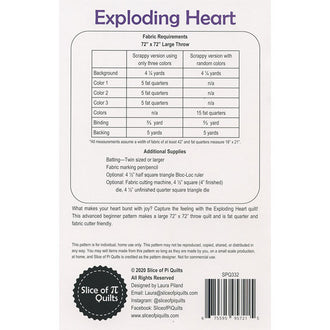 Kaffe Fassett Collective Exploding Heart Quilt Kit