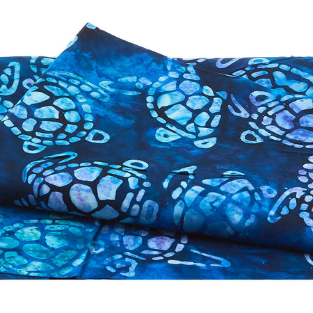 Michael Miller - Batiks Sea Turtles Blue 2 Yard Cut