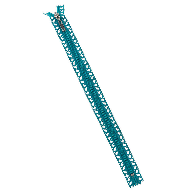 Missouri Star Fancy Zips - 14" Spool Teal