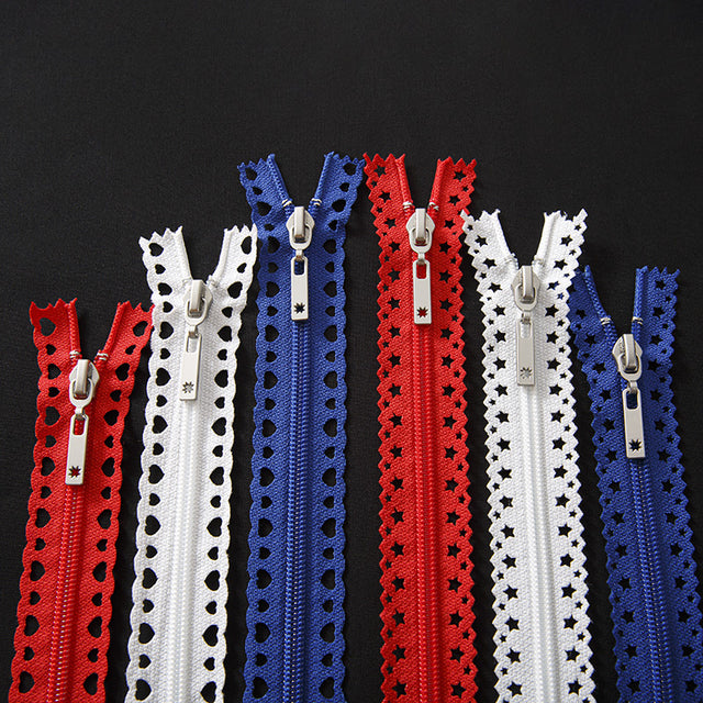 Missouri Star Fancy Zips - Six 14" Patriotic Zipper Pack