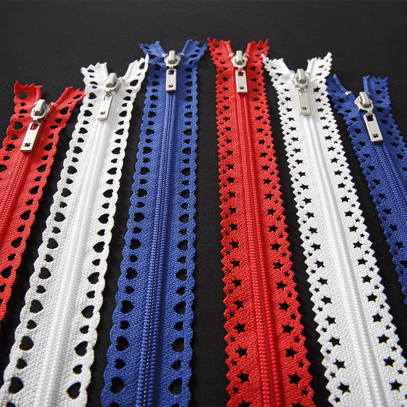 Missouri Star Fancy Zips - Six 14" Patriotic Zipper Pack