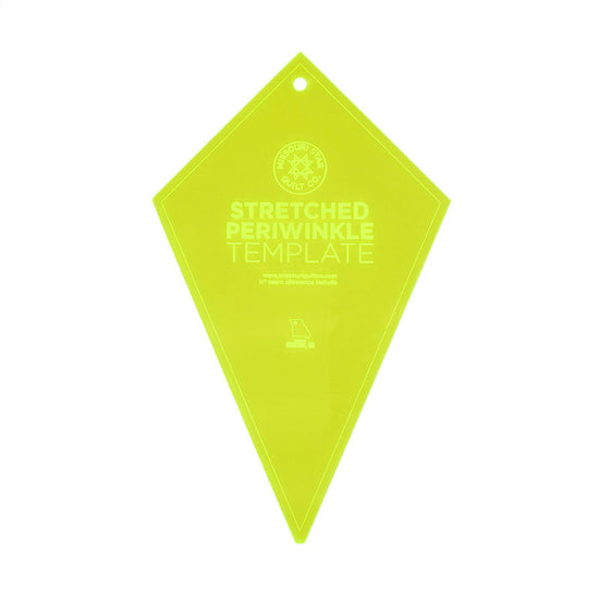 Missouri Star Stretched Periwinkle Template for 10" Squares