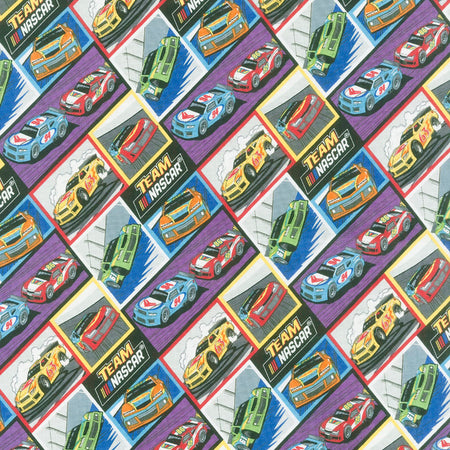 Nascar - Racing Blocks Multi Yardage