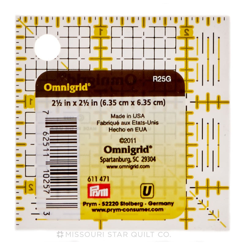 Omnigrid 2.5" Square Ruler