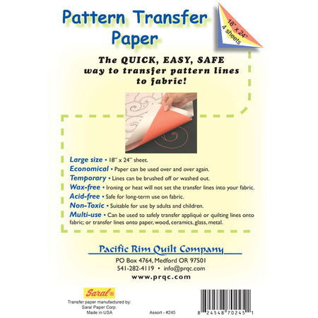 Pattern Transfer Paper - 4 colors
