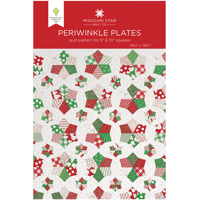 Periwinkle Plates Quilt Pattern by Missouri Star