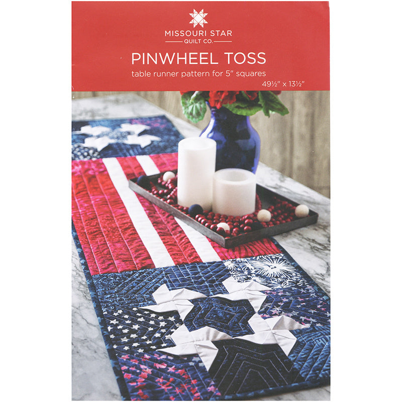 Pinwheel Toss Table Runner Pattern by Missouri Star