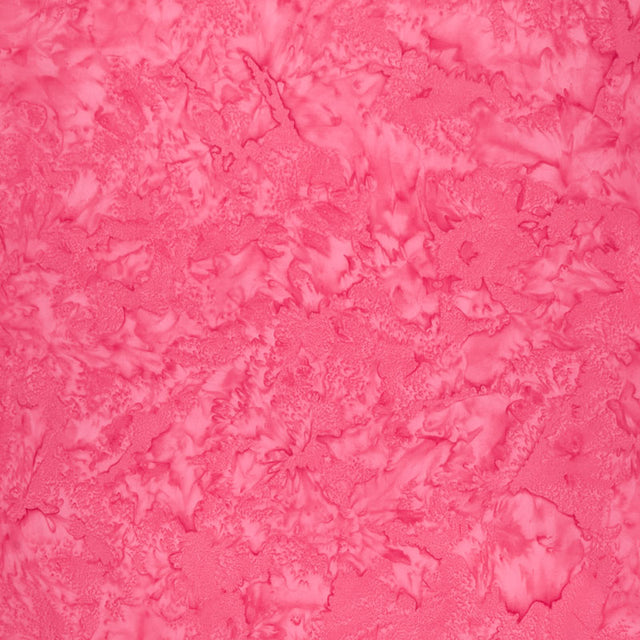 Precious Pink Batik Solids - Geranium Yardage