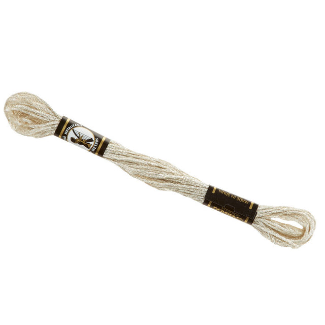Presencia 6 Ply Cotton Metallic Embroidery Floss Silver