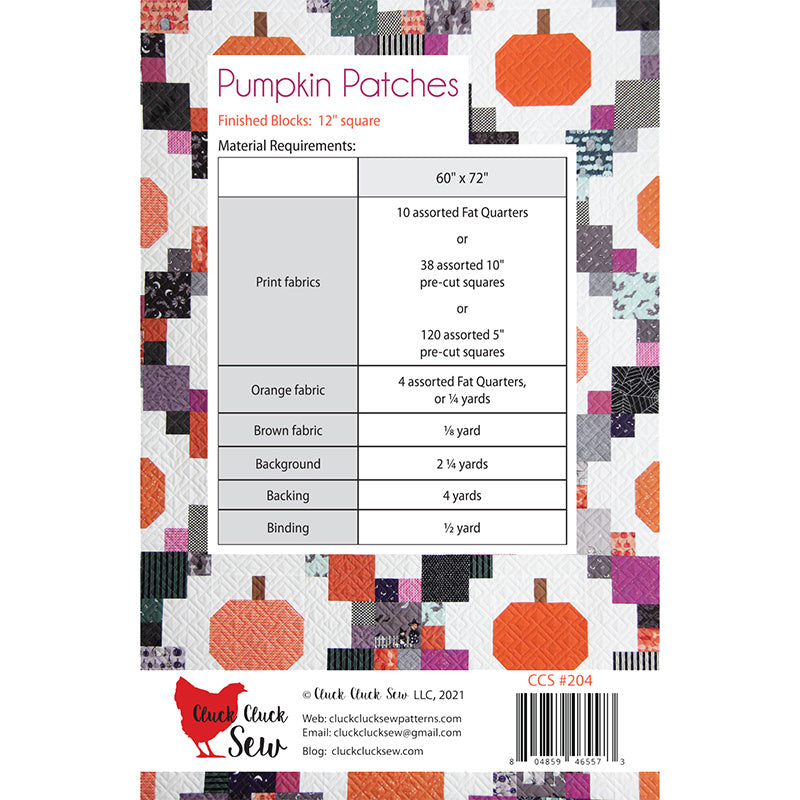 Pumpkin Patches Quilt Pattern
