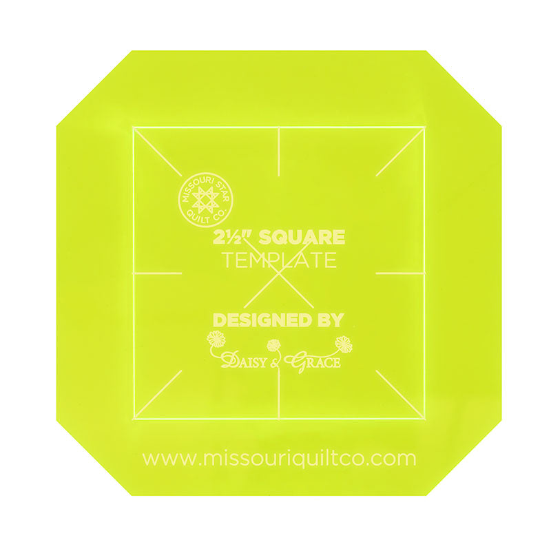 Quilt As You Go 2 1/2" Square Template by Daisy & Grace for Missouri S