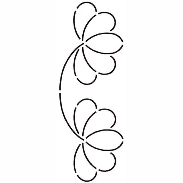 Quilt Stencil Border Design