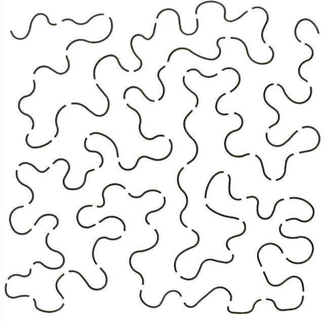 Quilt Stencil Large Stipple