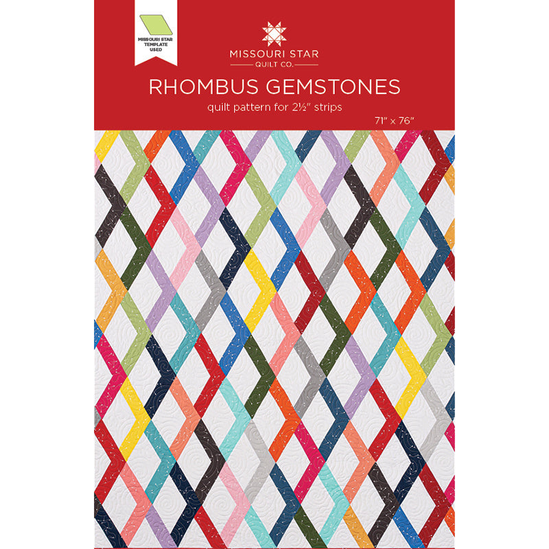 Rhombus Gemstones Quilt Pattern by Missouri Star