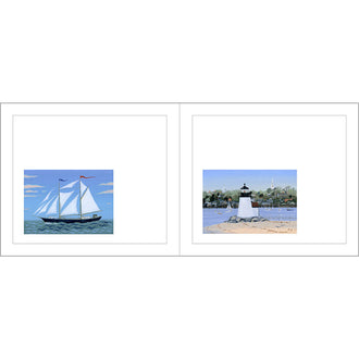 Seaside Scene Quilt Labels