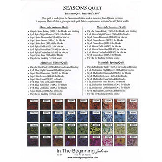Seasons Quilt Pattern