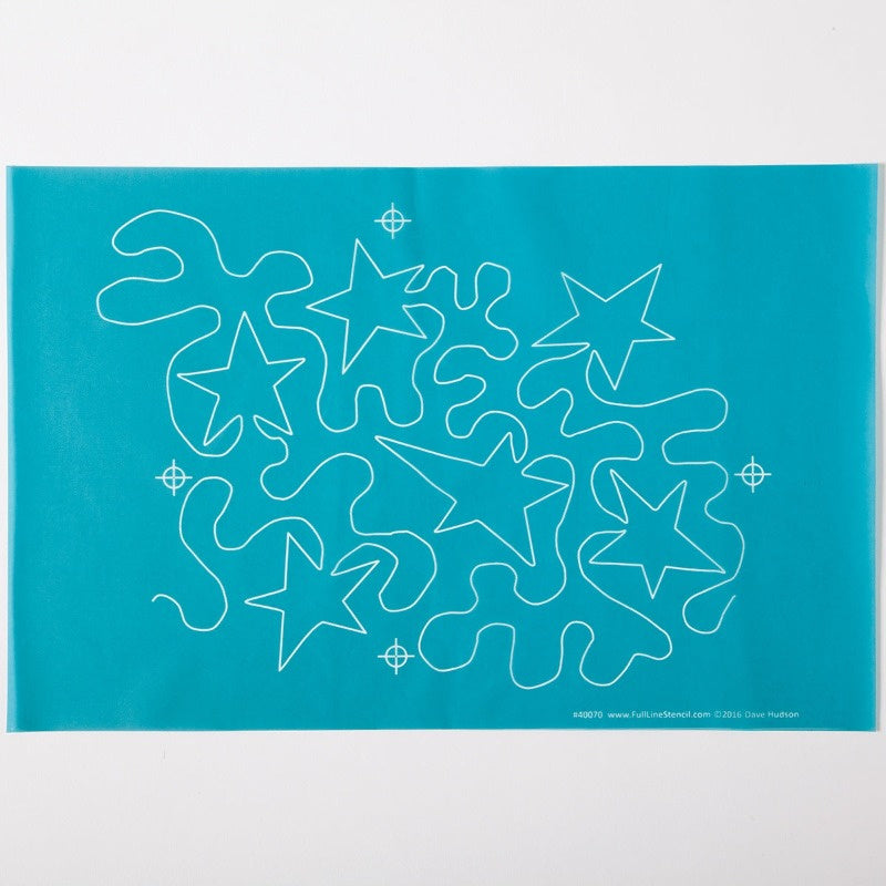 Seeing Stars All Over Quilting Stencil