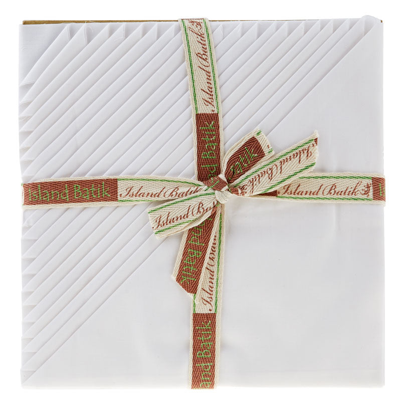 Simply White Batiks Solid White Stacks