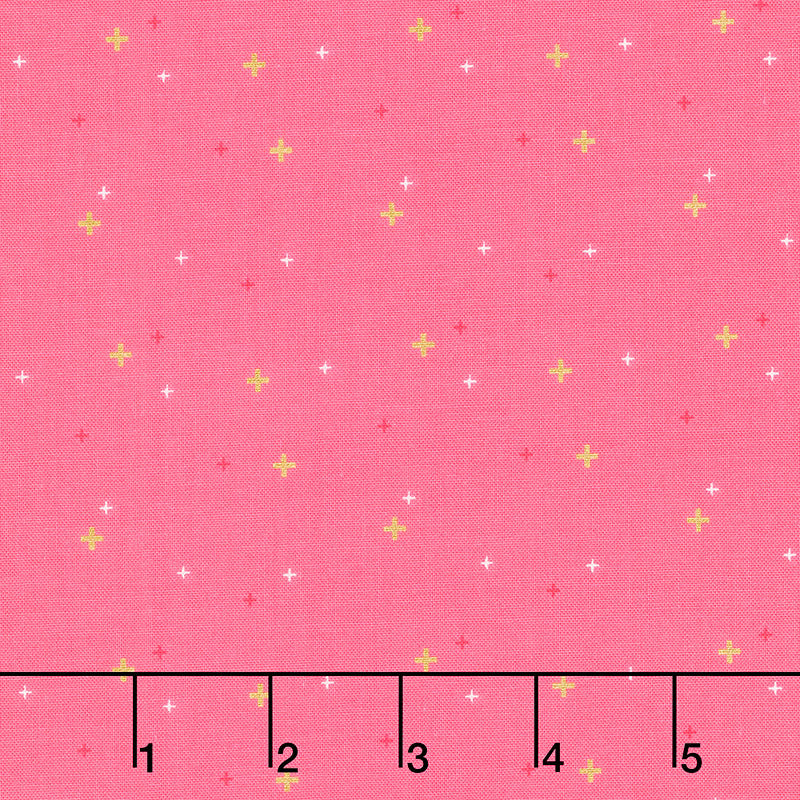Sparkler - Raspberry Metallic Yardage