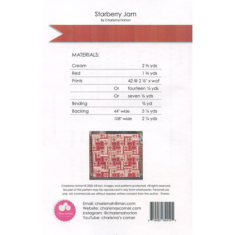 Starberry Jam Quilt Pattern