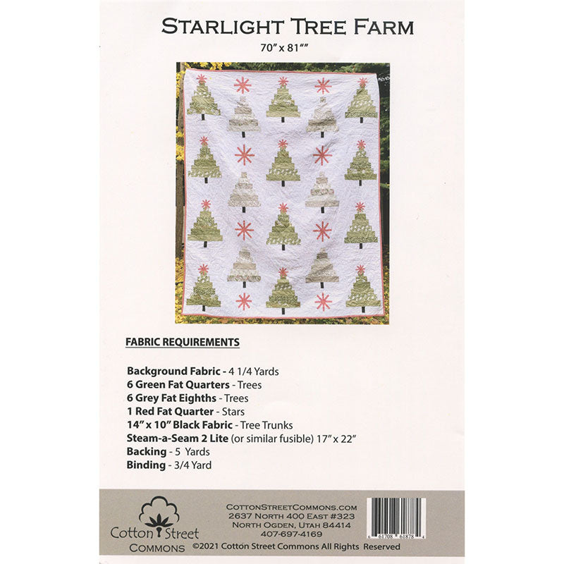 Starlight Tree Farm Quilt Pattern