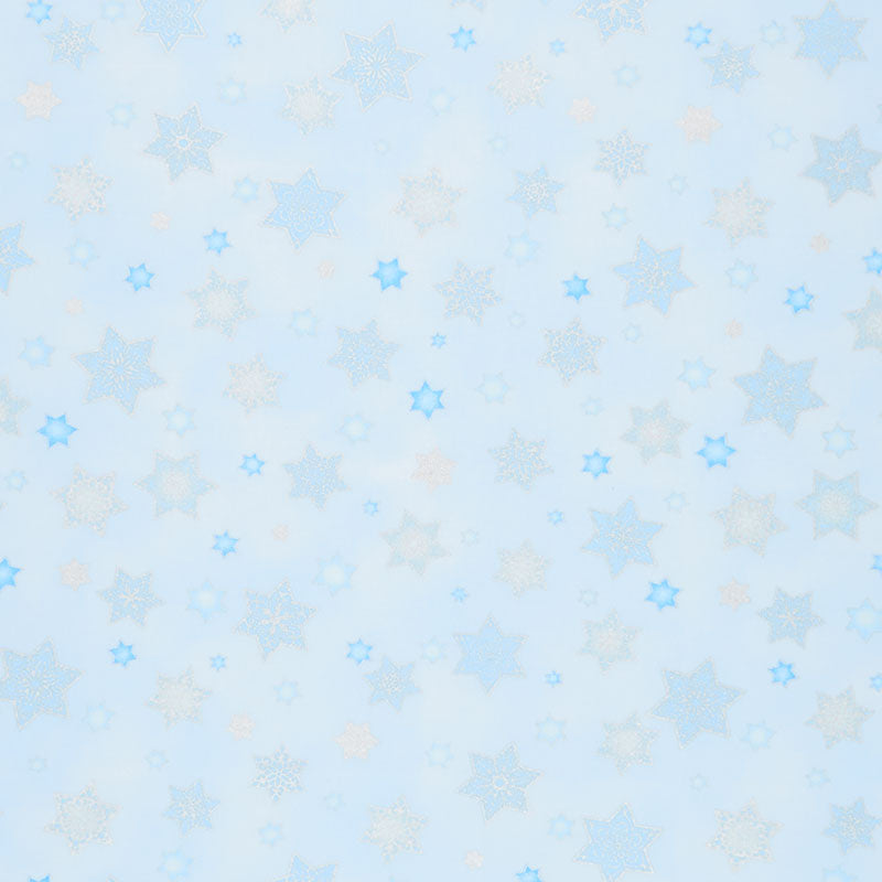 Baby Blue Stars Background