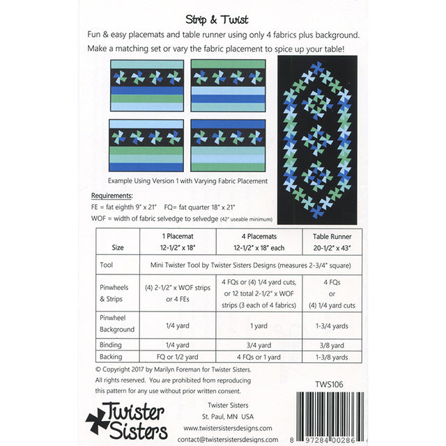 Strip & Twist Pattern