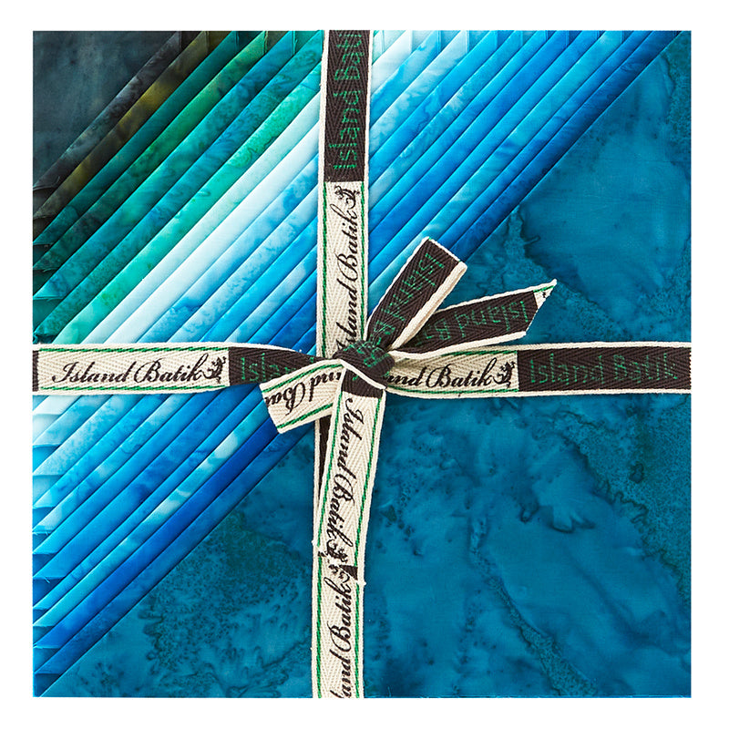 Tantalizing Teal Batik Solids Stacks