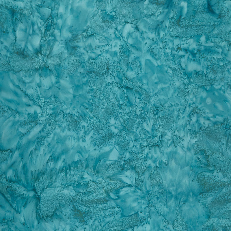 Tantalizing Teal Batik Solids - Teal Yardage