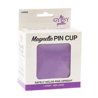 The Gypsy Quilter Magnetic Pin Cup Large - Purple