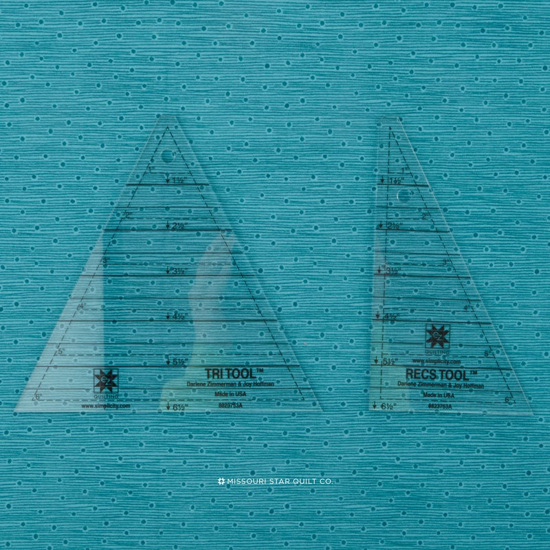 Tri-Recs Triangle Ruler by Darlene Zimmerman & Joy Hoffman