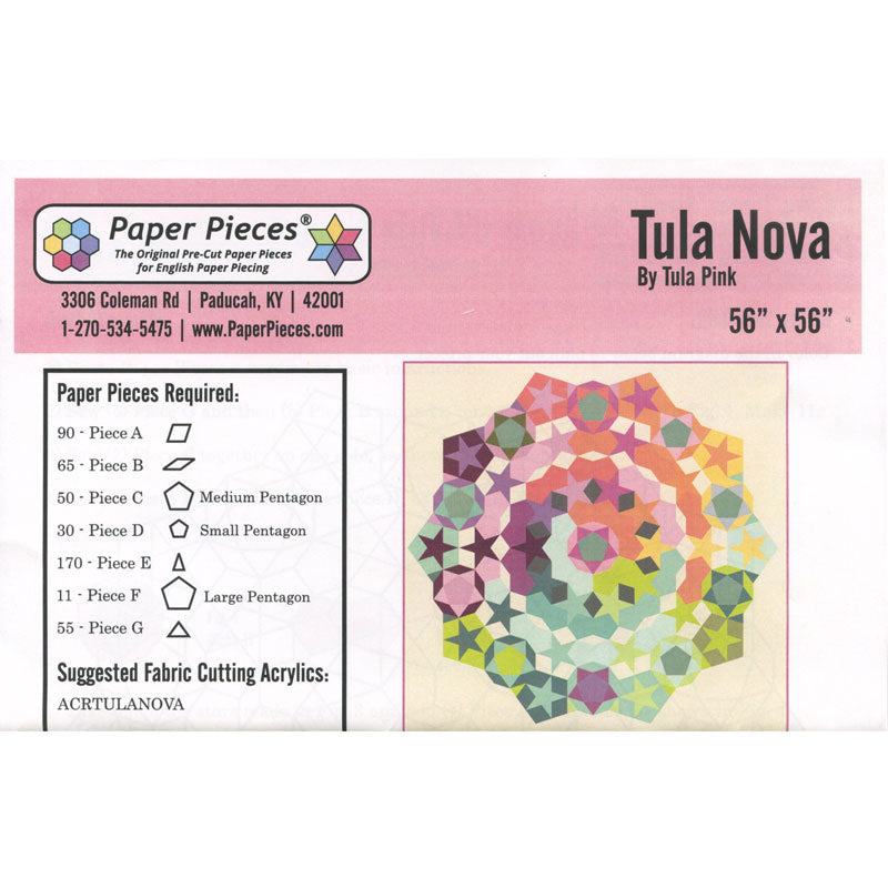 Tula Nova Complete Pattern and Paper Piece Pack