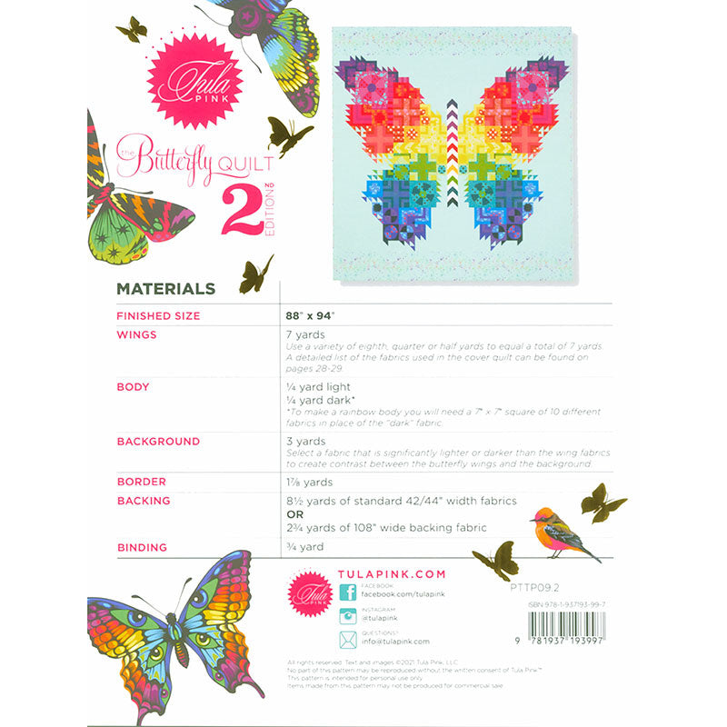 Tula Pink The Butterfly Pattern 2nd Edition